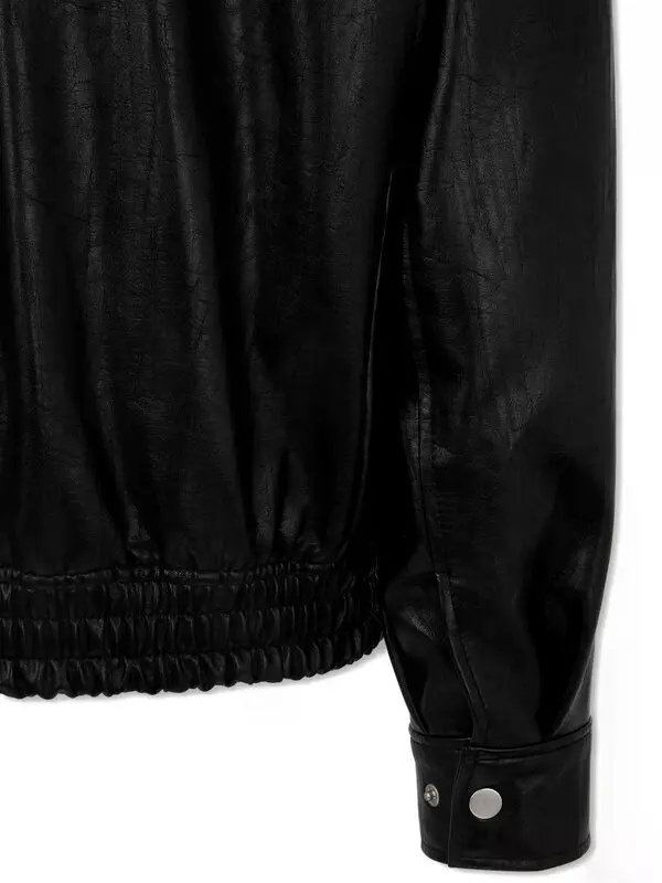 STUDIO TOMBOY Collared Bomber Jacket - Black