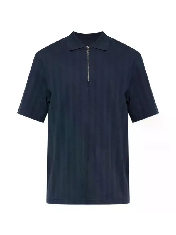 SAMSOE SAMSOE Zip Cotton Polo Shirt