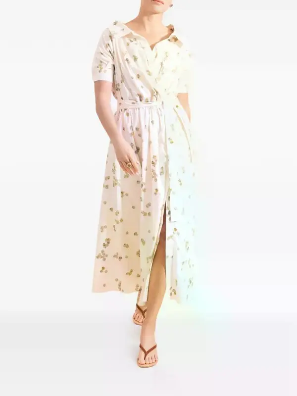 Altuzarra Lydia Floral-pattern Dress - Neutrals