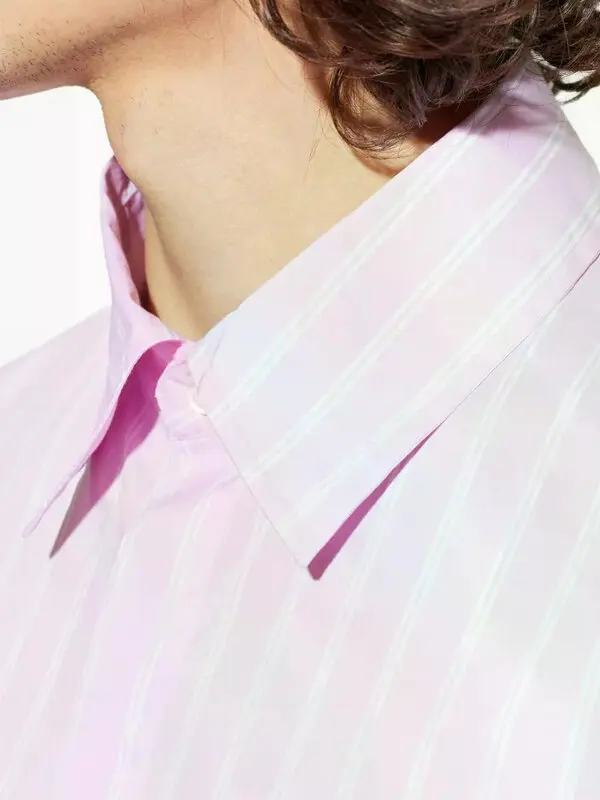 PDF Striped Colour-block Shirt