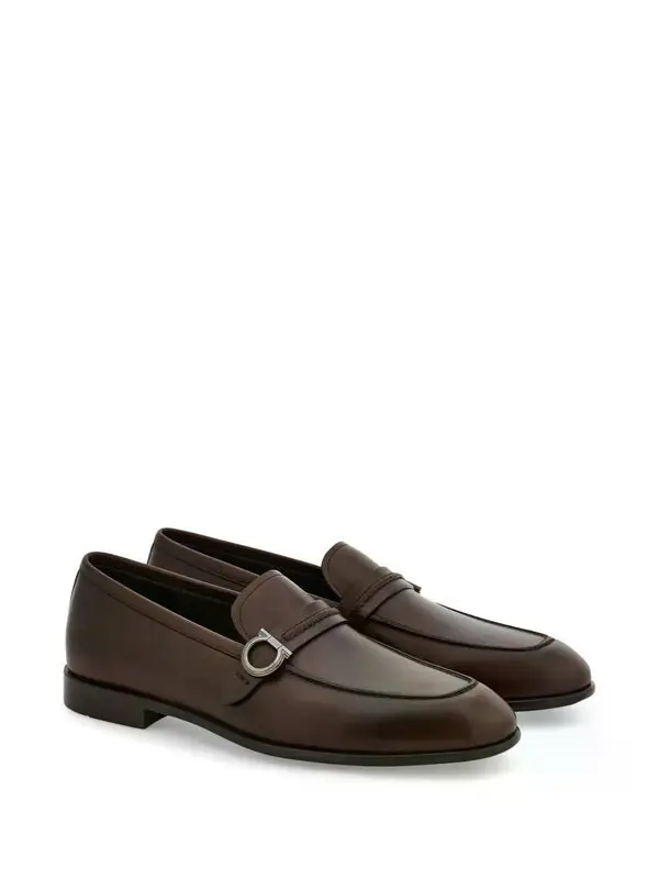 FERRAGAMO Loafers With Gancini Embellishment