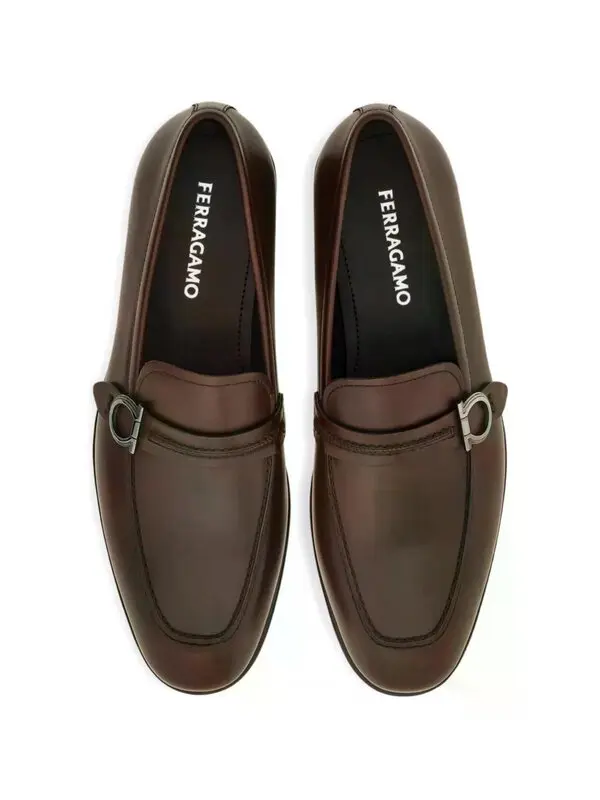 FERRAGAMO Loafers With Gancini Embellishment
