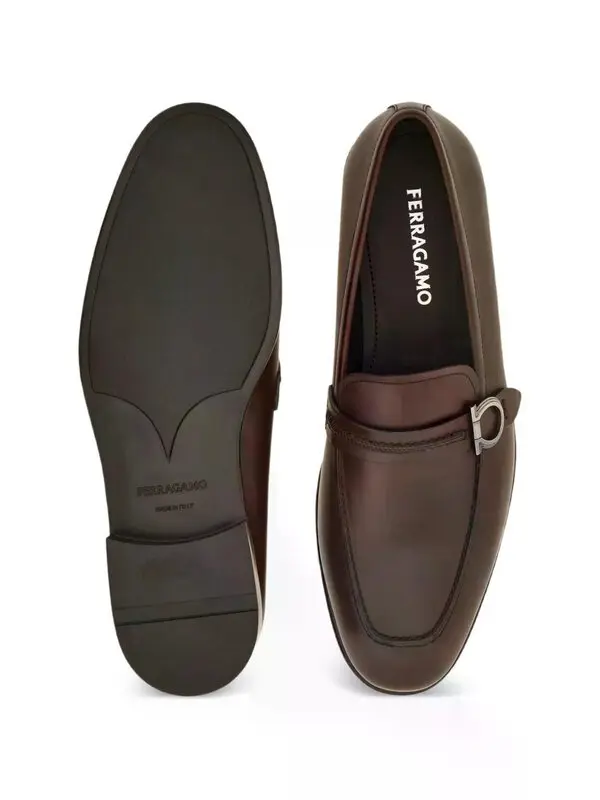 FERRAGAMO Loafers With Gancini Embellishment