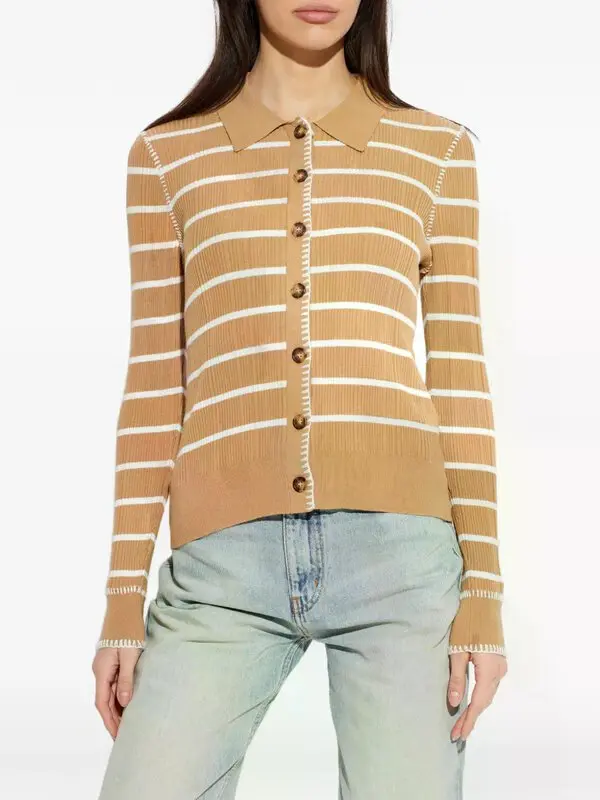 Rag & Bone Striped Button Cardigan