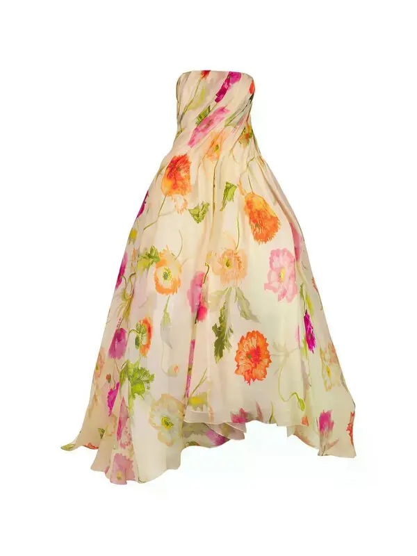 Carolina Herrera Floral-print Midi Dress
