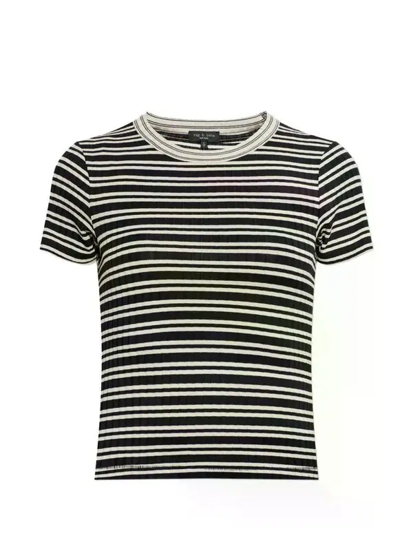 Rag & Bone Striped Ribbed T-shirt