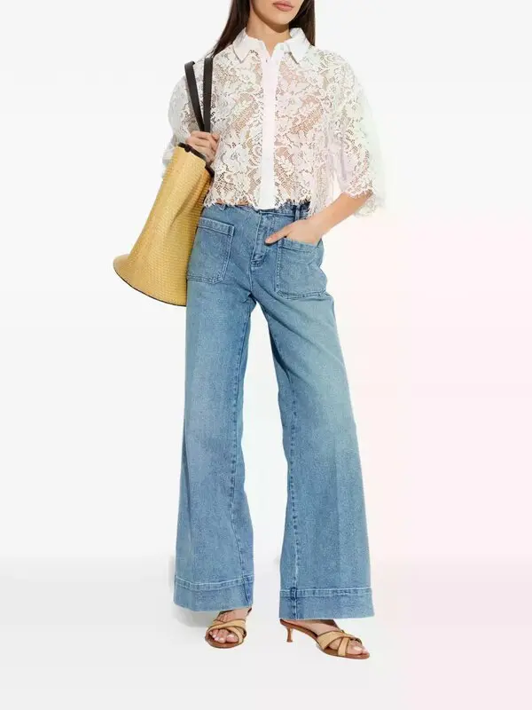 Michael Kors Lace Button Shirt