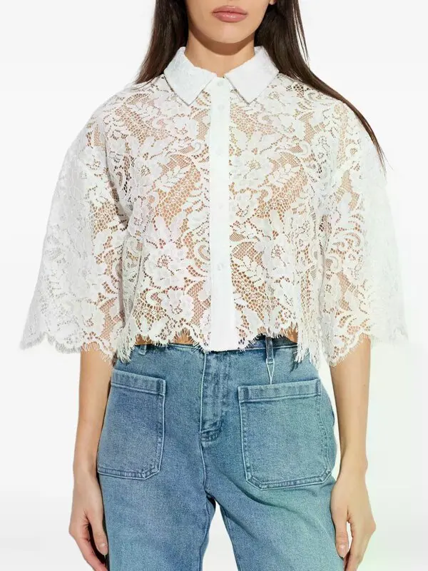 Michael Kors Lace Button Shirt