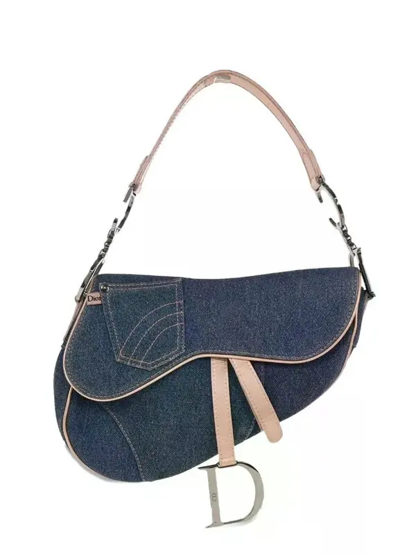 Dior 2002 Saddle Denim Handbag