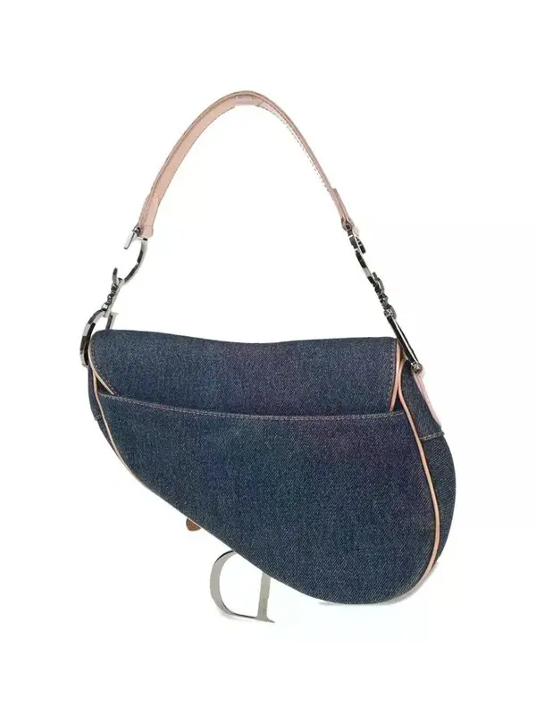 Dior 2002 Saddle Denim Handbag