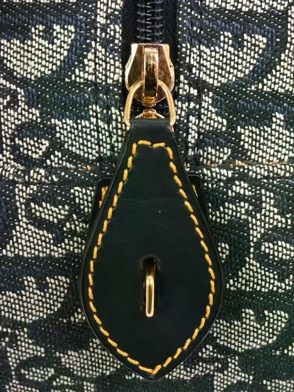 Dior 2002 Trotter Saddle Tote Bag - Blue