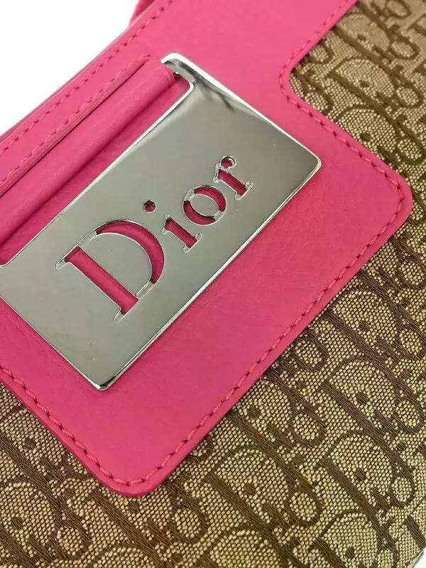 Dior 2005 Trotter Canvas Handbag