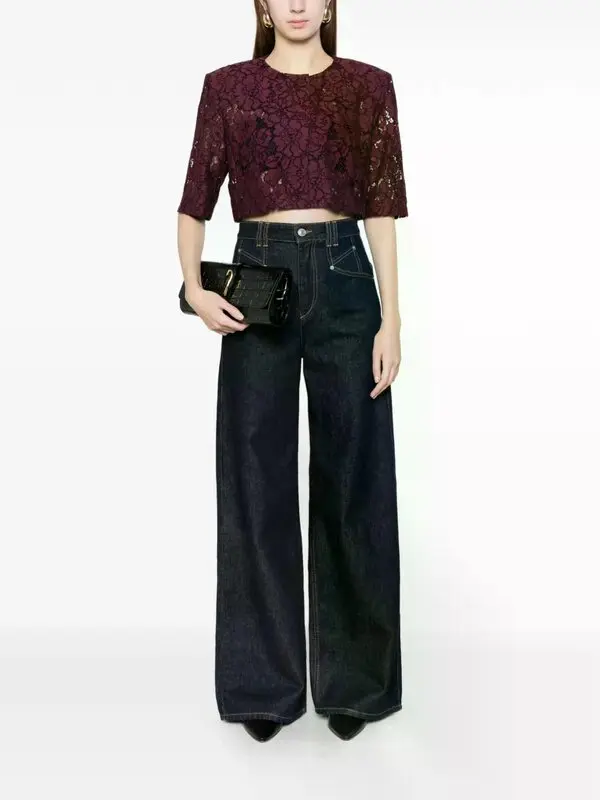 Pinko Lace Cropped Jacket