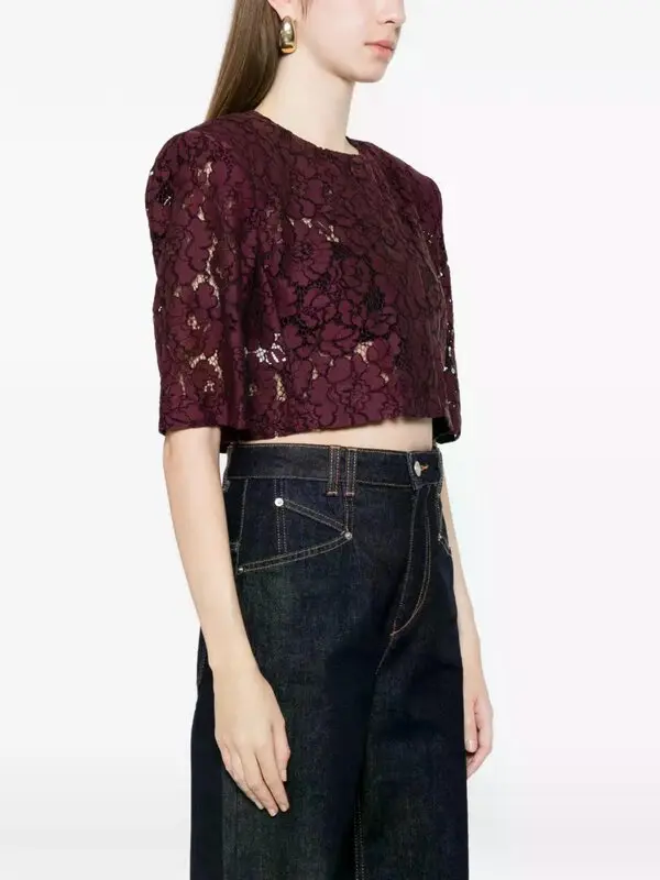 Pinko Lace Cropped Jacket