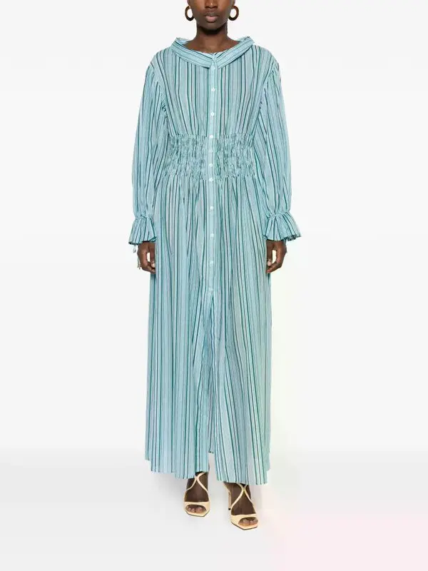 Pinko Striped Maxi Dress