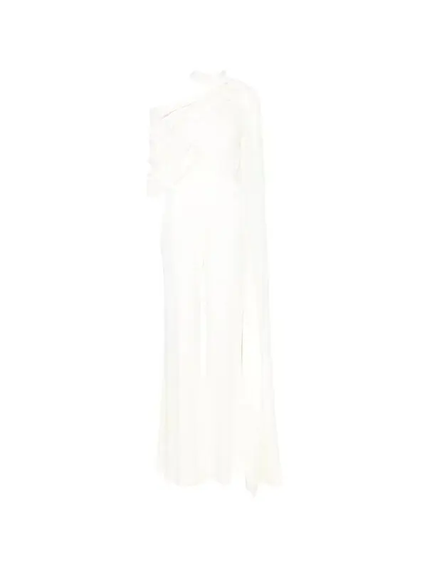 Elie Saab Cady Sleeveless Jumpsuit - White