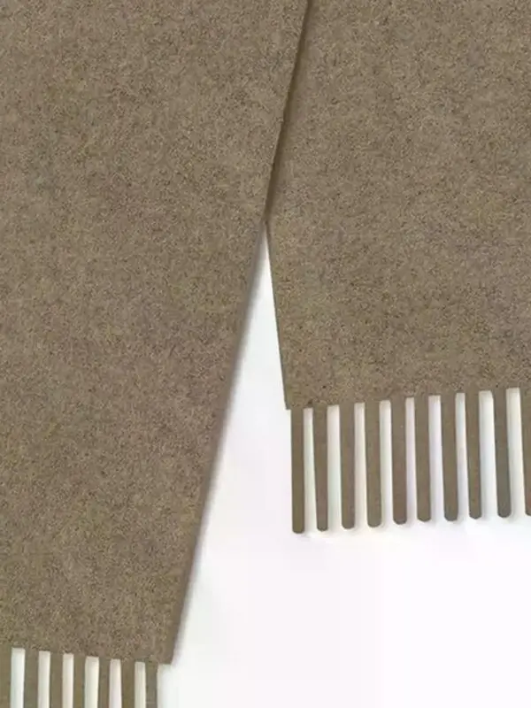 Nanushka Fringe Scarf - Neutrals