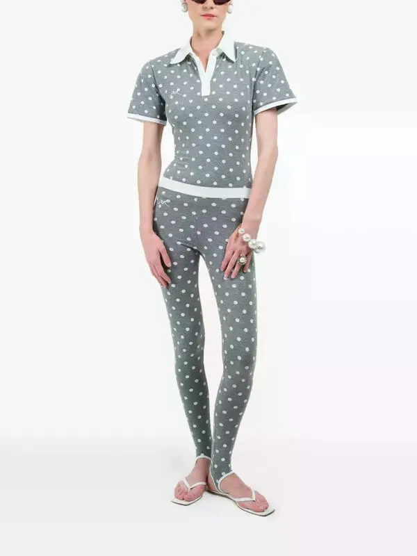 ROWEN ROSE Polka-dot Leggings