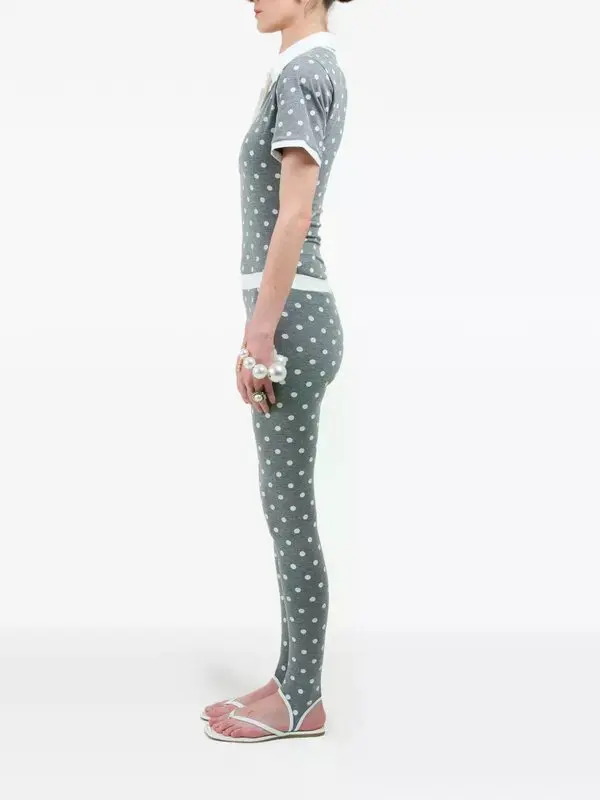 ROWEN ROSE Polka-dot Leggings