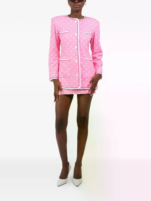 ROWEN ROSE Polka-dot Jacket - Pink