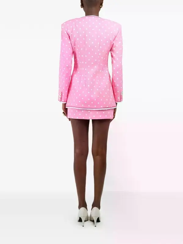 ROWEN ROSE Polka-dot Jacket - Pink