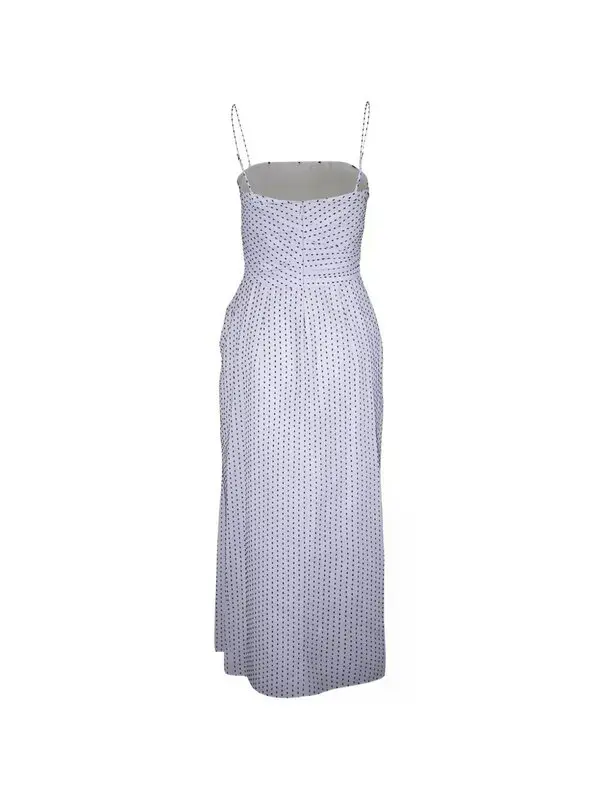 Adam Lippes Cari Spaghetti-strap Draped Dress