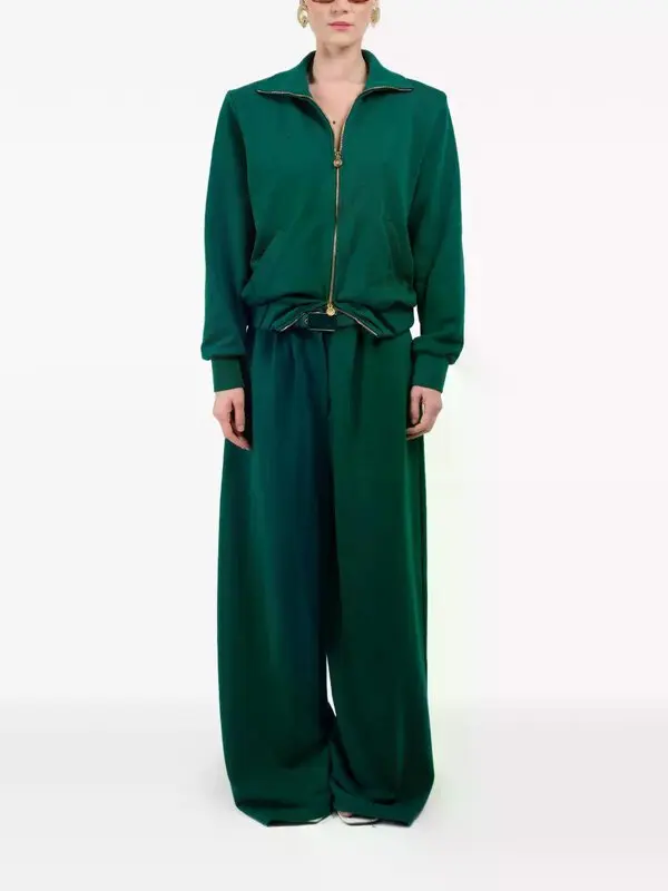 ROWEN ROSE Wide-leg Trousers - Green