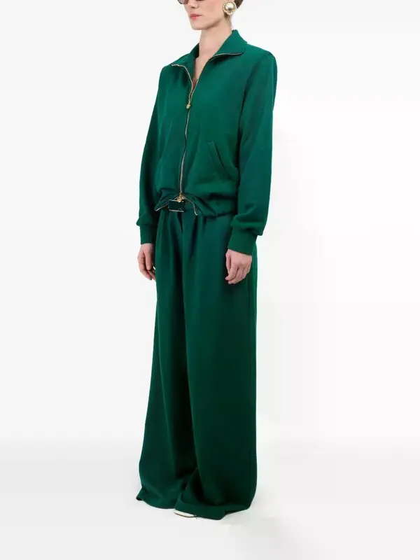 ROWEN ROSE Wide-leg Trousers - Green