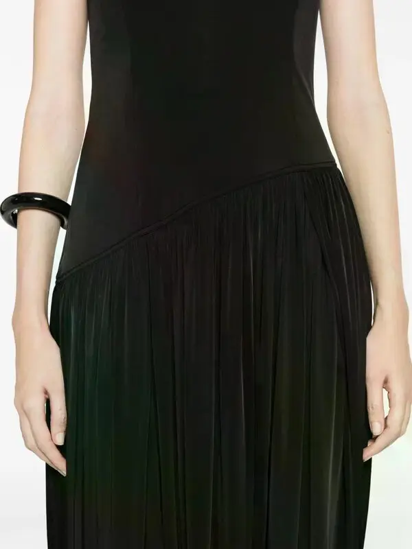 FERRAGAMO Strapless Pleated Dress