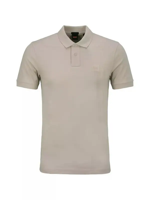 BOSS Logo Polo Shirt - Neutrals