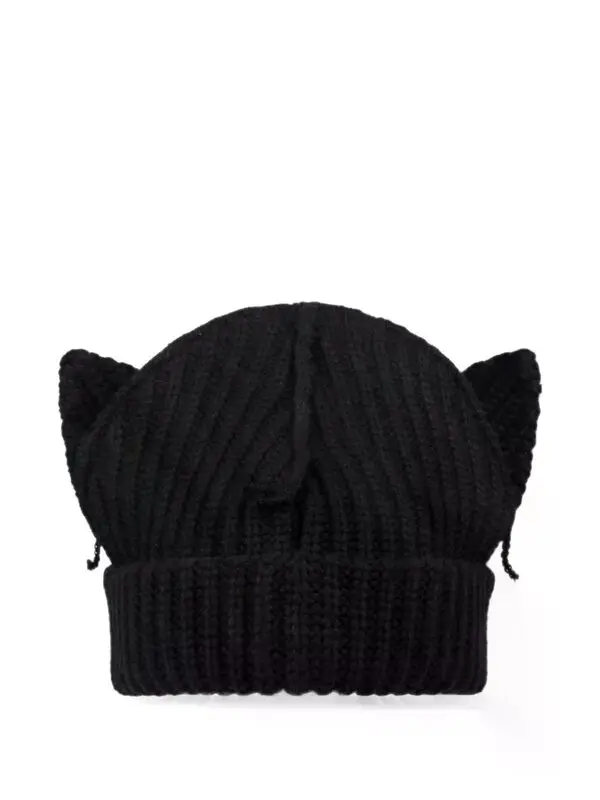 CHARLES JEFFREY Chunky Ears Beanie - Black
