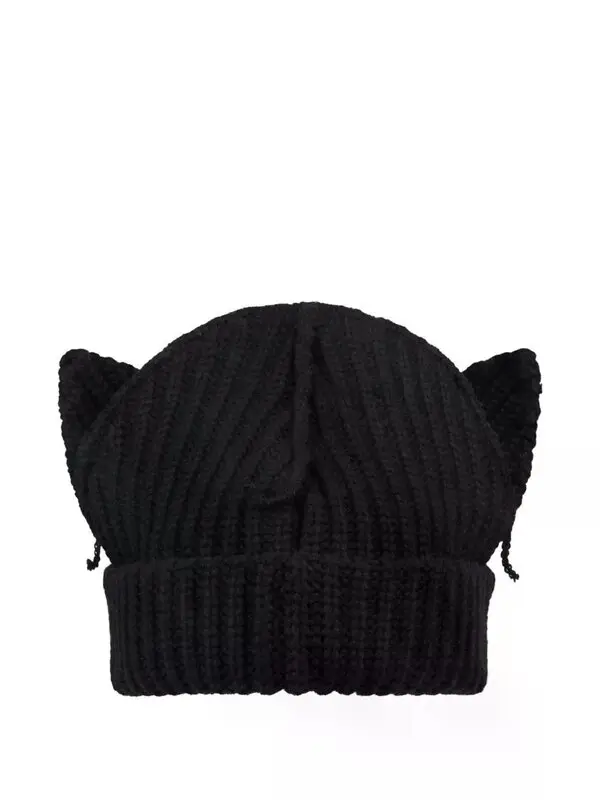 CHARLES JEFFREY Chunky Ears Beanie - Black