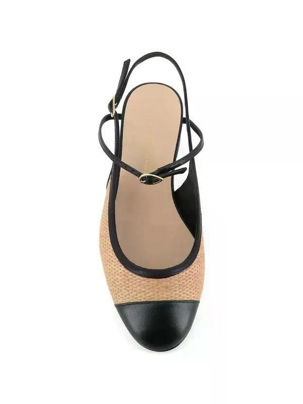 Jennifer Chamandi Mattia Strap Woven Pumps