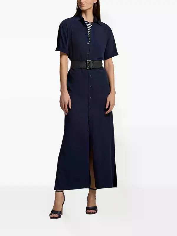 Ralph Lauren Carol Belted Dress - Blue