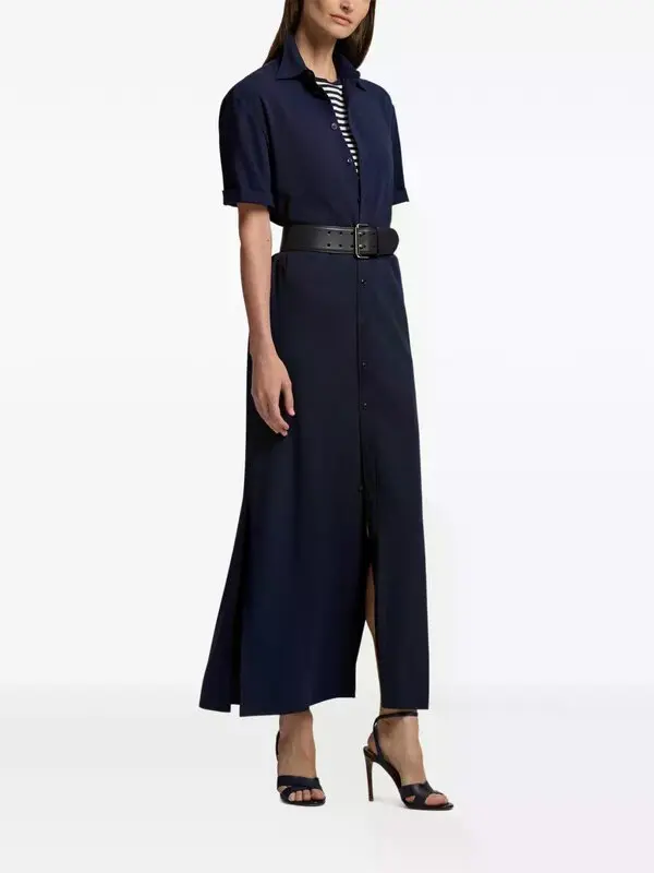 Ralph Lauren Carol Belted Dress - Blue