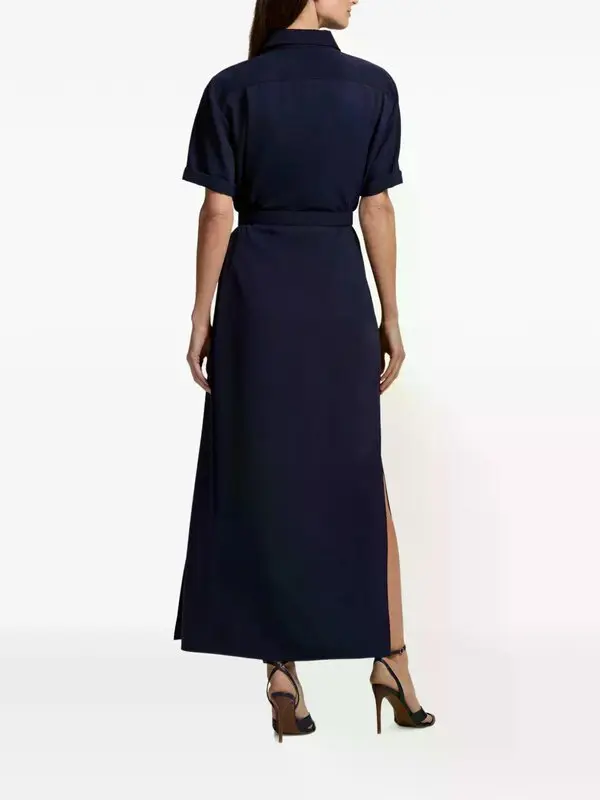 Ralph Lauren Carol Belted Dress - Blue
