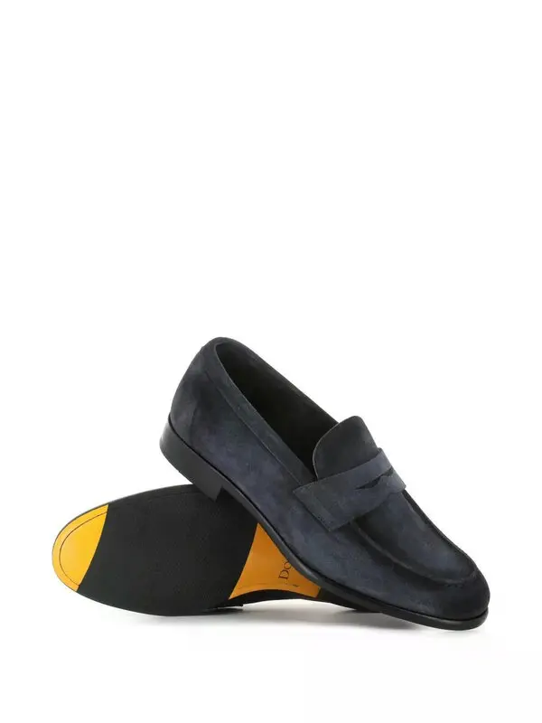 DOUCAL'S Calf Suede Loafers