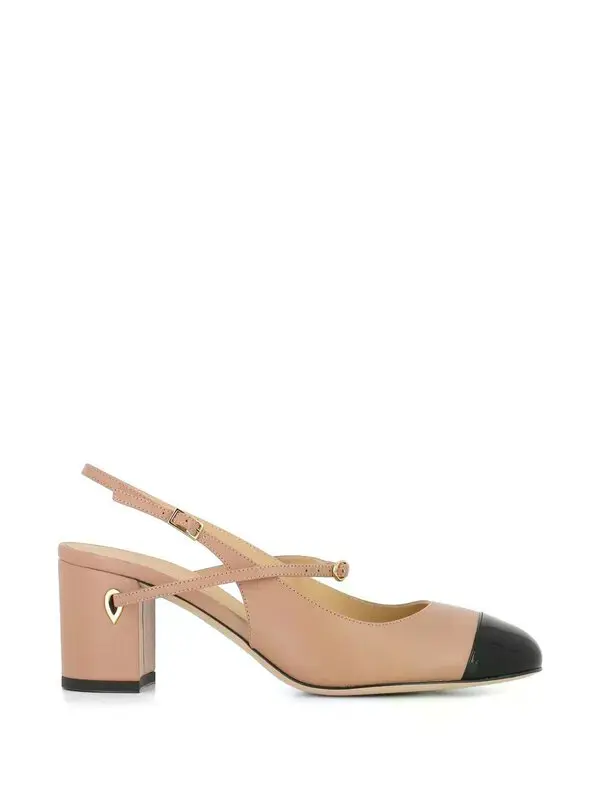 Jennifer Chamandi Mattia Cross Strap Pumps