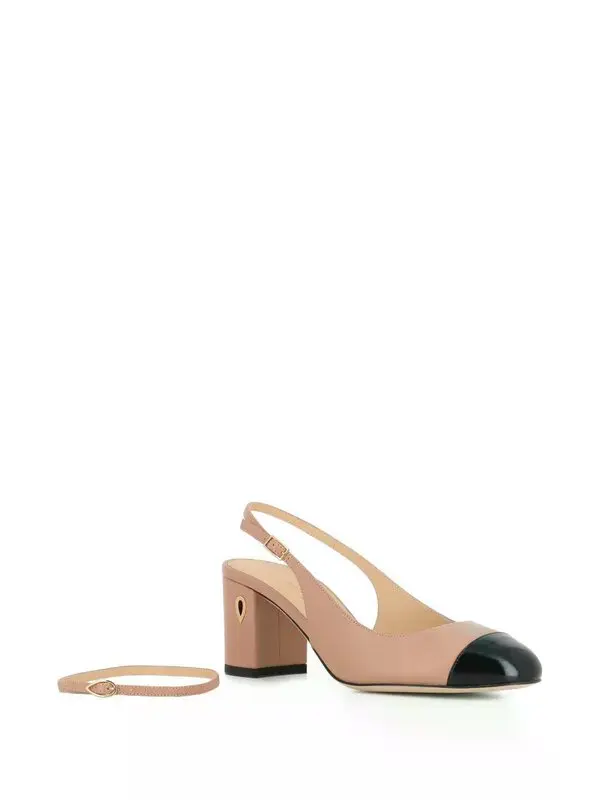Jennifer Chamandi Mattia Cross Strap Pumps