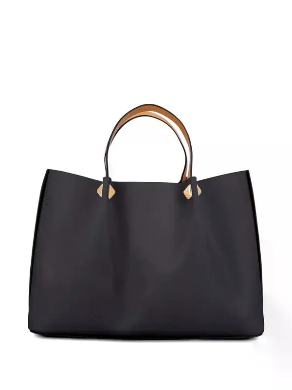 Valentino Garavani Logo Stud Leather Tote Bag