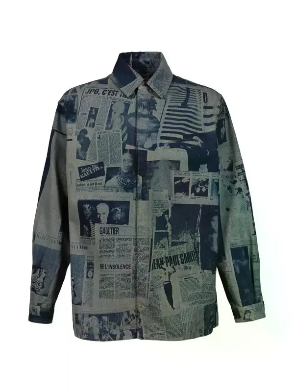 JEAN PAUL GAULTIER Newspaper-print Shirt