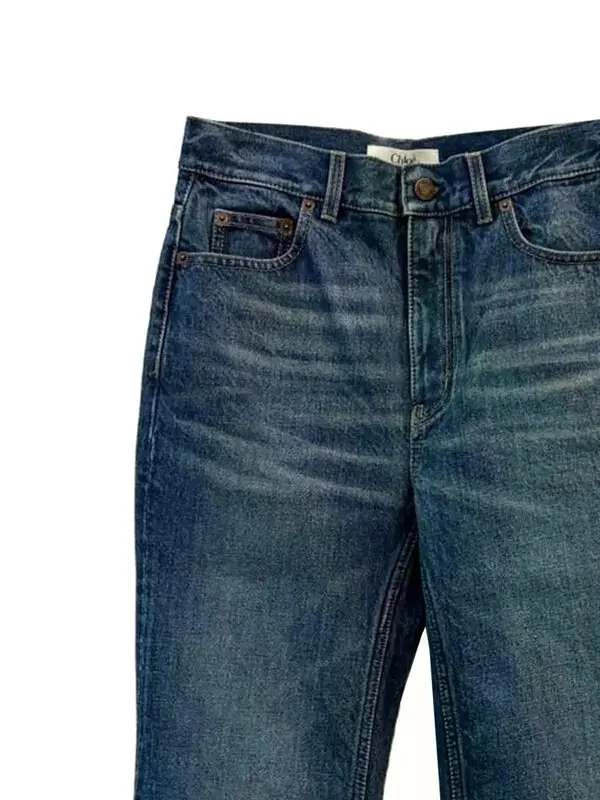 Chloé Flared Leg Jeans - Blue