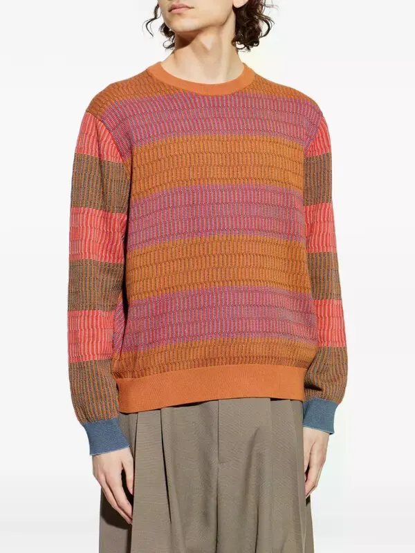Paul Smith Striped Sweater - Orange