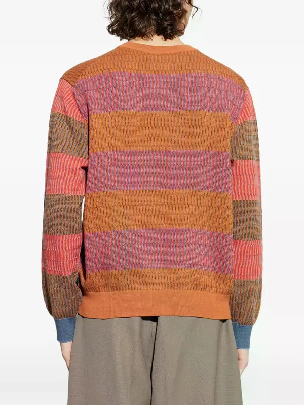 Paul Smith Striped Sweater - Orange