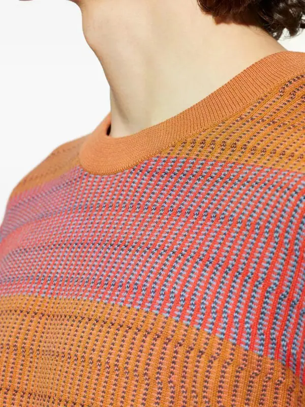Paul Smith Striped Sweater - Orange