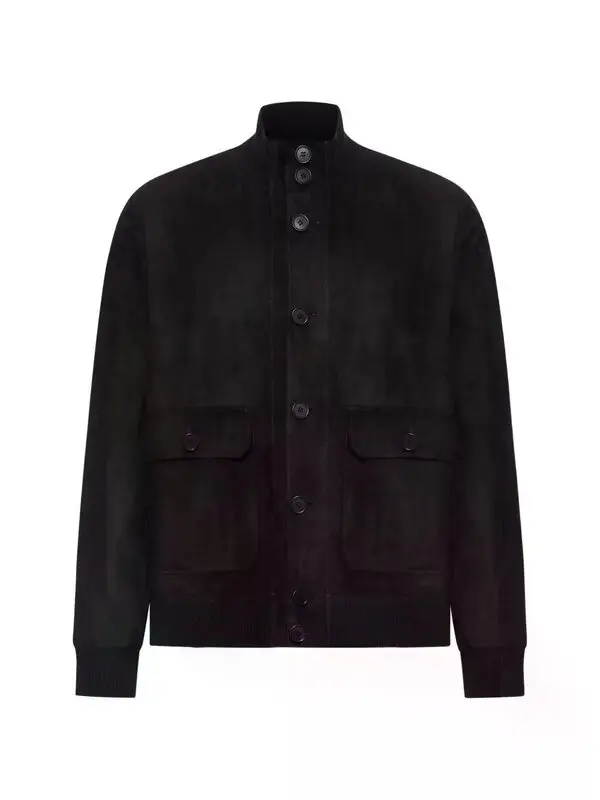 SALVATORE SANTORO Suede Button Jacket