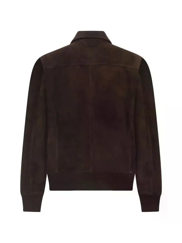 SALVATORE SANTORO Zipped Suede Jacket