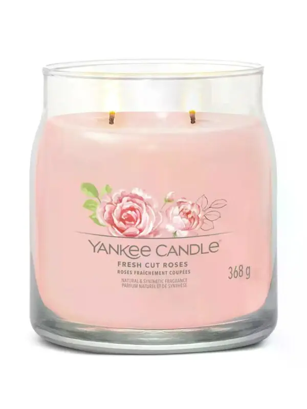 YANKEE CANDLE Medium Fresh Cut Roses Candle