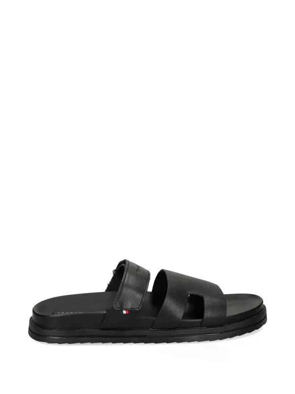Tommy Hilfiger Leather Logo Sandals
