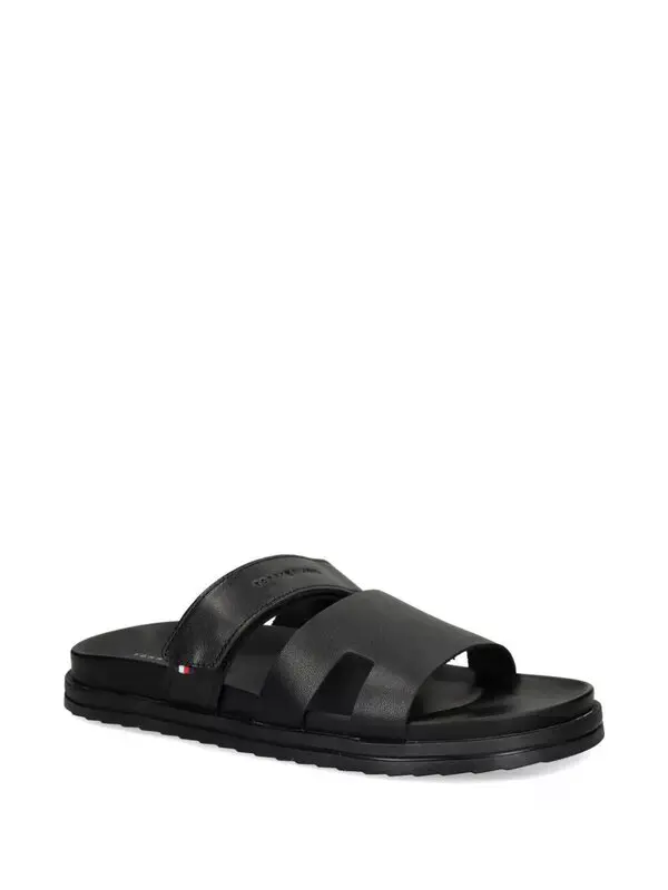Tommy Hilfiger Leather Logo Sandals